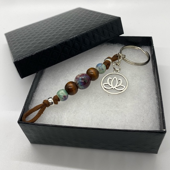 Accessories | Handmade Lotus Keychain Nwt | Poshmark